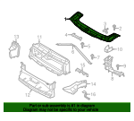 51647245786 - 2012-2021 BMW Upper Tie Bar (51-64-7-245-786) | BMW of ...