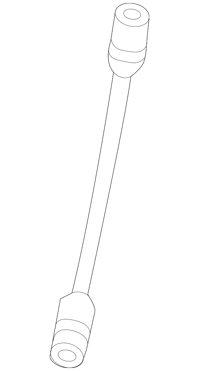 166-420-03-48-65 - Brake Hose 2012-2019 Mercedes-Benz | Mercedes-Benz ...