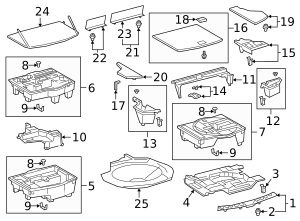58470-50010-C1 - Cargo Cover Handle 2023-2024 Lexus | AutoNation Parts