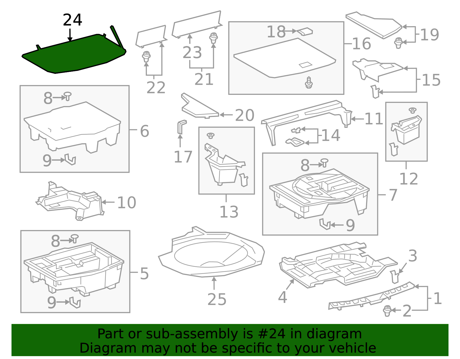 2019-2025 Lexus Tonneau Cover 64910-76030 | Retail Performance Auto Parts