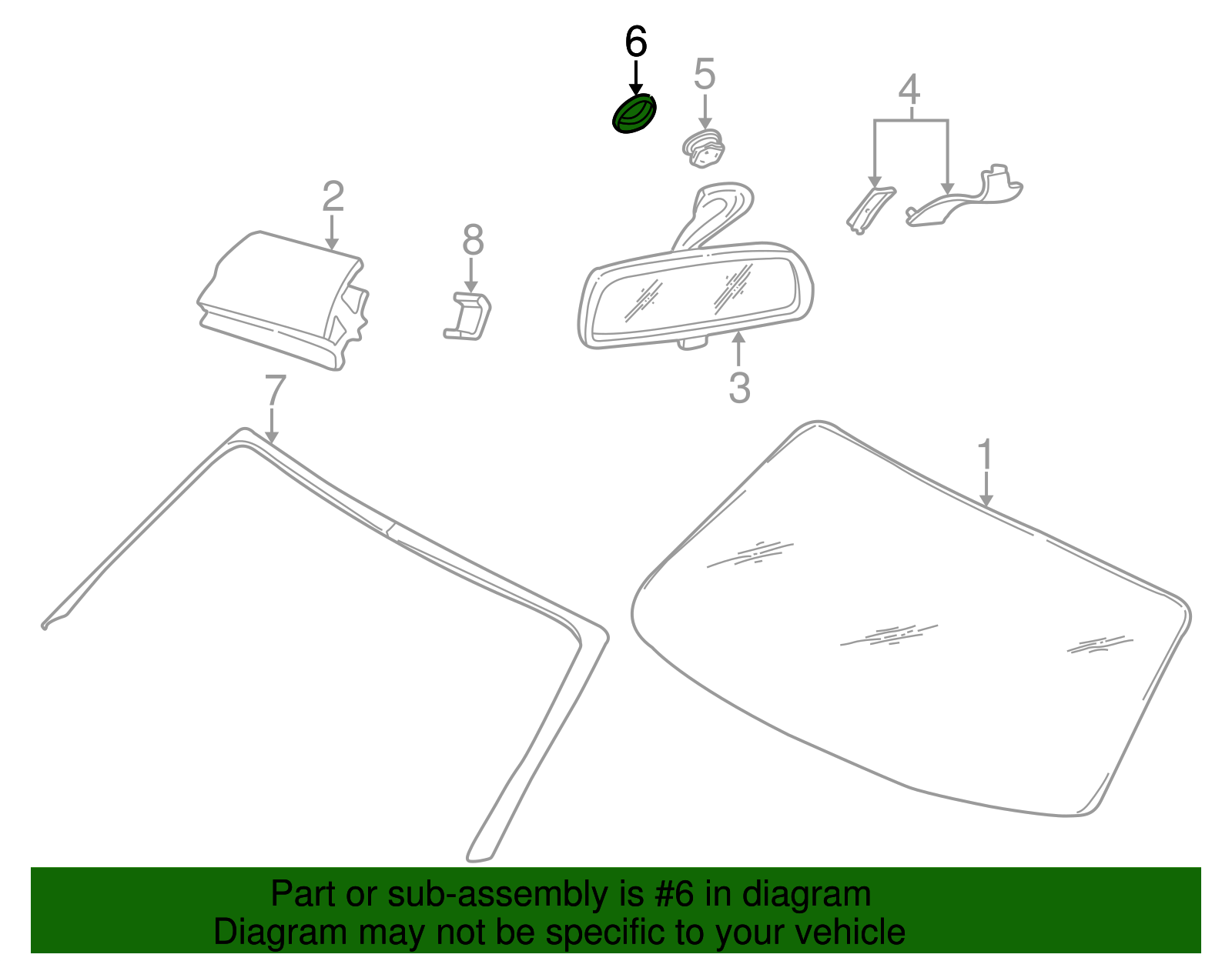 51161954117 - 1995-2016 BMW Mirror Base Cover (51-16-1-954-117) | Parts ...