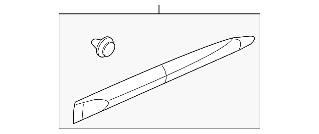2014-2020 Chevrolet Impala Bright Chrome Driver Side Rear Door Molding ...