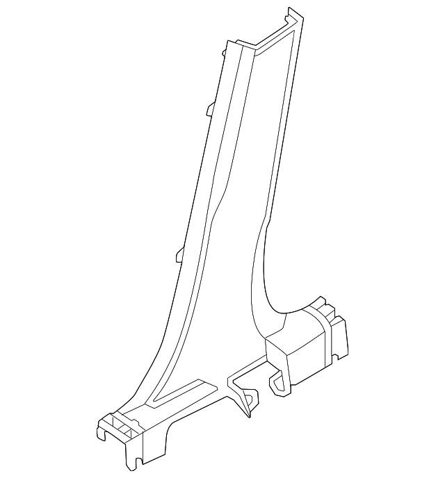2021-2025 Nissan Rogue Lower Center Pillar Trim 76915-6RA1A | Nissan ...