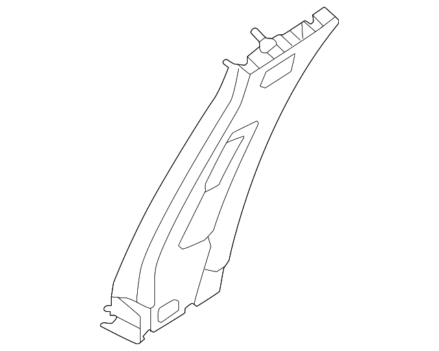 2021-2025 Nissan Rogue Upper Center Pillar Trim 76913-6RA0B | Ziegler ...