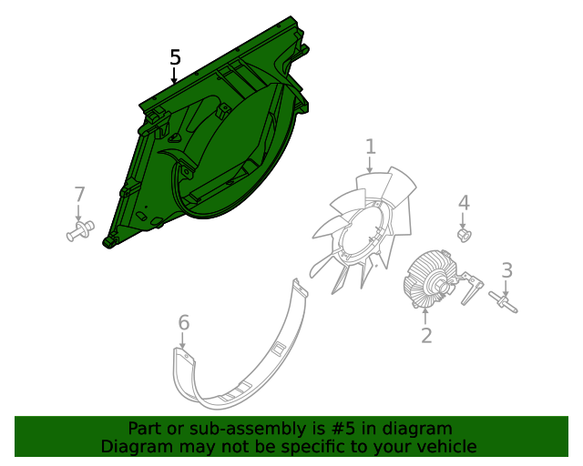 2020-2022 Ford Fan Shroud LC3Z-8146-E | OEM Parts Online