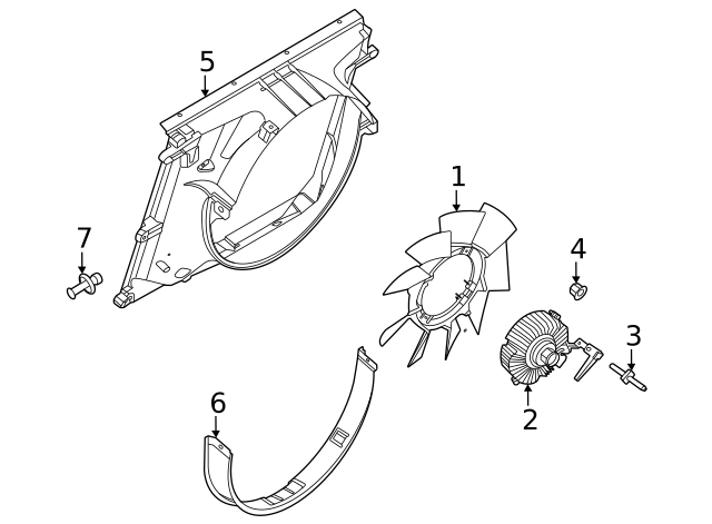 LC3Z-8146-E - lc3z-8146-e 2020 2021 2022 Ford F-Series Super Duty Fan ...