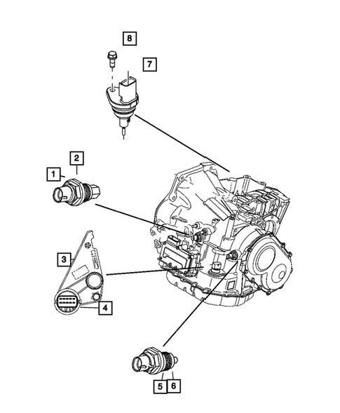 Sensors for 2006 Chrysler PT Cruiser | Mopar Online Parts