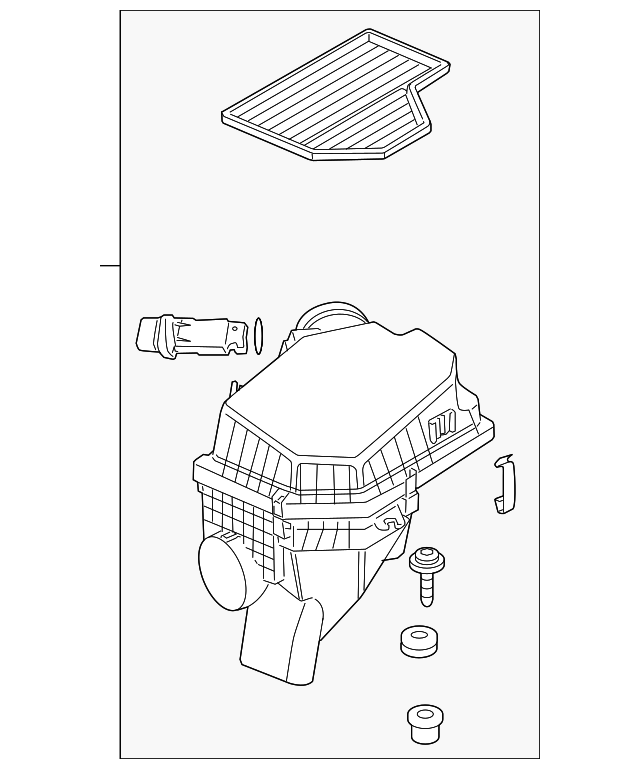 Genuine BMW 13-71-7-853-883 | Air Cleaner Assembly | FREE Shipping on ...