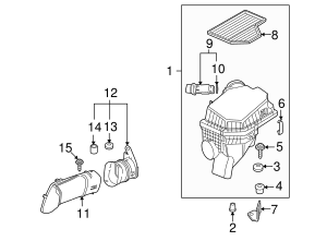 13727834714 - 2006-2010 BMW Air Filter (13-72-7-834-714) | BMW of South ...