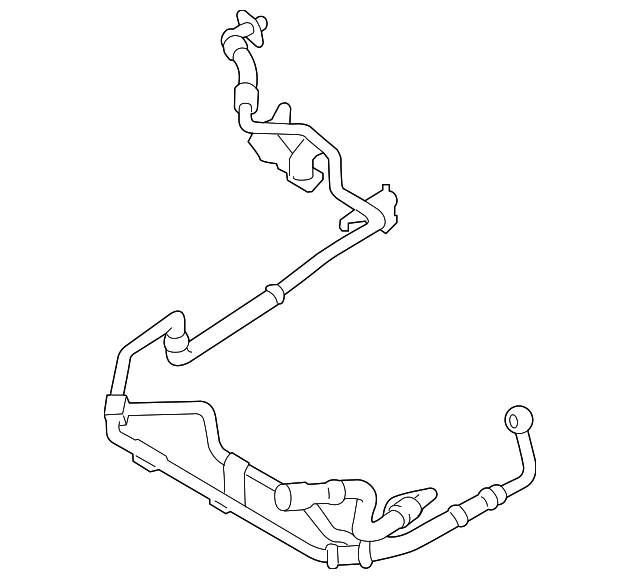 Genuine BMW 32-41-6-790-835 | Power Steering Return Hose | FREE ...