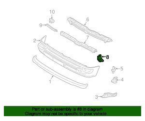52141-04040 - Upper Retainer Arm 1998-2000 Toyota Tacoma | Ourisman ...