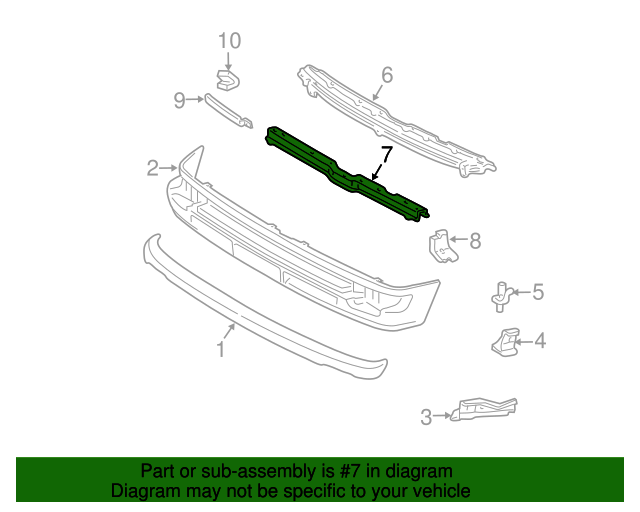 52521-04010 - Upper Retainer - 1998-2000 Toyota Tacoma | OEM Genuine ...