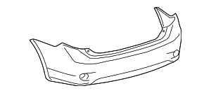 52159-12934 - Cover Rear Bumper L P 2009-2010 Toyota Corolla | North ...