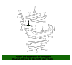 52157-02020 - Side Support 2009-2013 Toyota Corolla | Group 1 Auto Parts