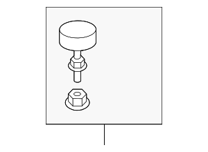2008-2024 Mercedes-Benz Hood Stop Buffer 000-998-44-40 | MB OEM Parts
