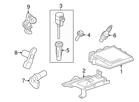 Ignition System for 2010 Ford Fusion | Ford Parts Catalog