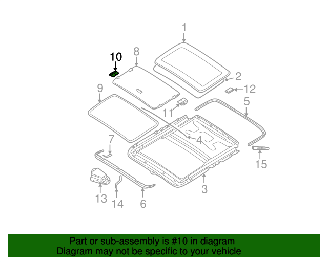 Genuine BMW 54-13-8-246-025 | Slide | FREE Shipping on Most Orders $499 ...
