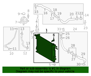 2016-2021 Hyundai Tucson Radiator Assembly 25310-D3500 | QuirkParts