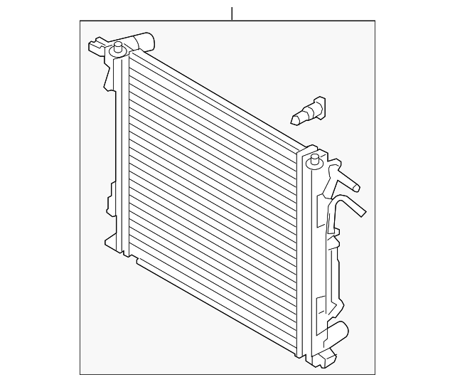 2016-2021 Hyundai Tucson Radiator Assembly 25310-D3500 | QuirkParts