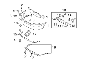 2006-2008 Hyundai Sonata Under Cover 86693-3K010 | QuirkParts