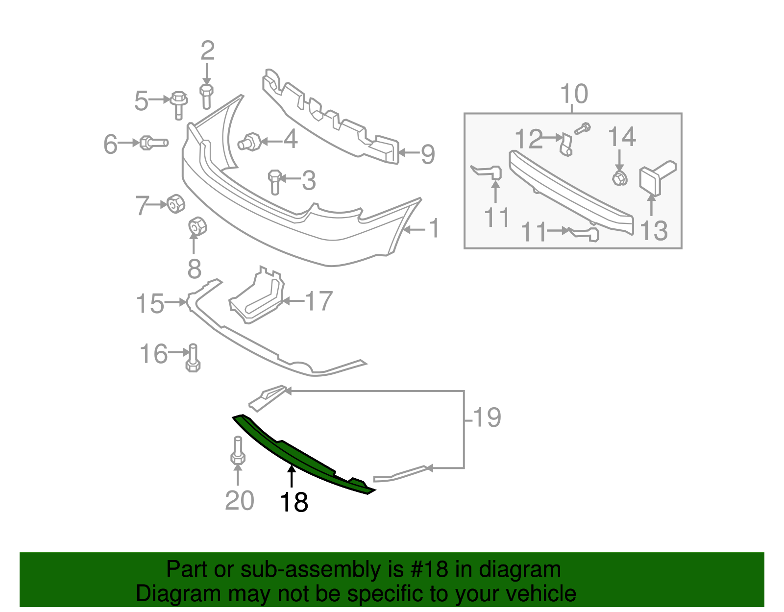 2006-2008 Hyundai Sonata Under Cover 86693-3K010 | QuirkParts