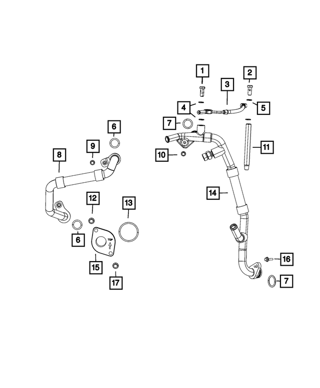 2013-2023 Ram 3500 Connector 68210650AA | Mopar Factory Parts