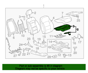 Airbag Front Passenger Presence Module 42821251 | GmPW