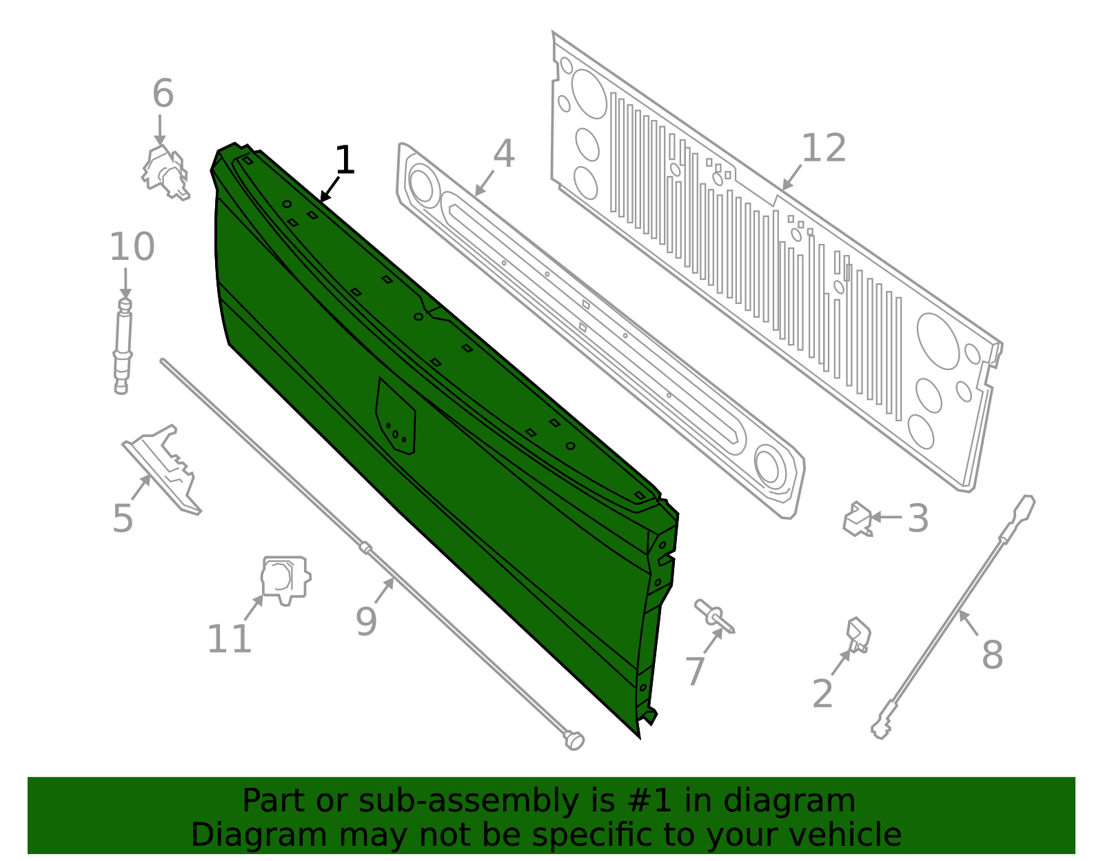 2019-2024 Ram 2500 Tailgate 68648197AB | Mopar Parts Canada