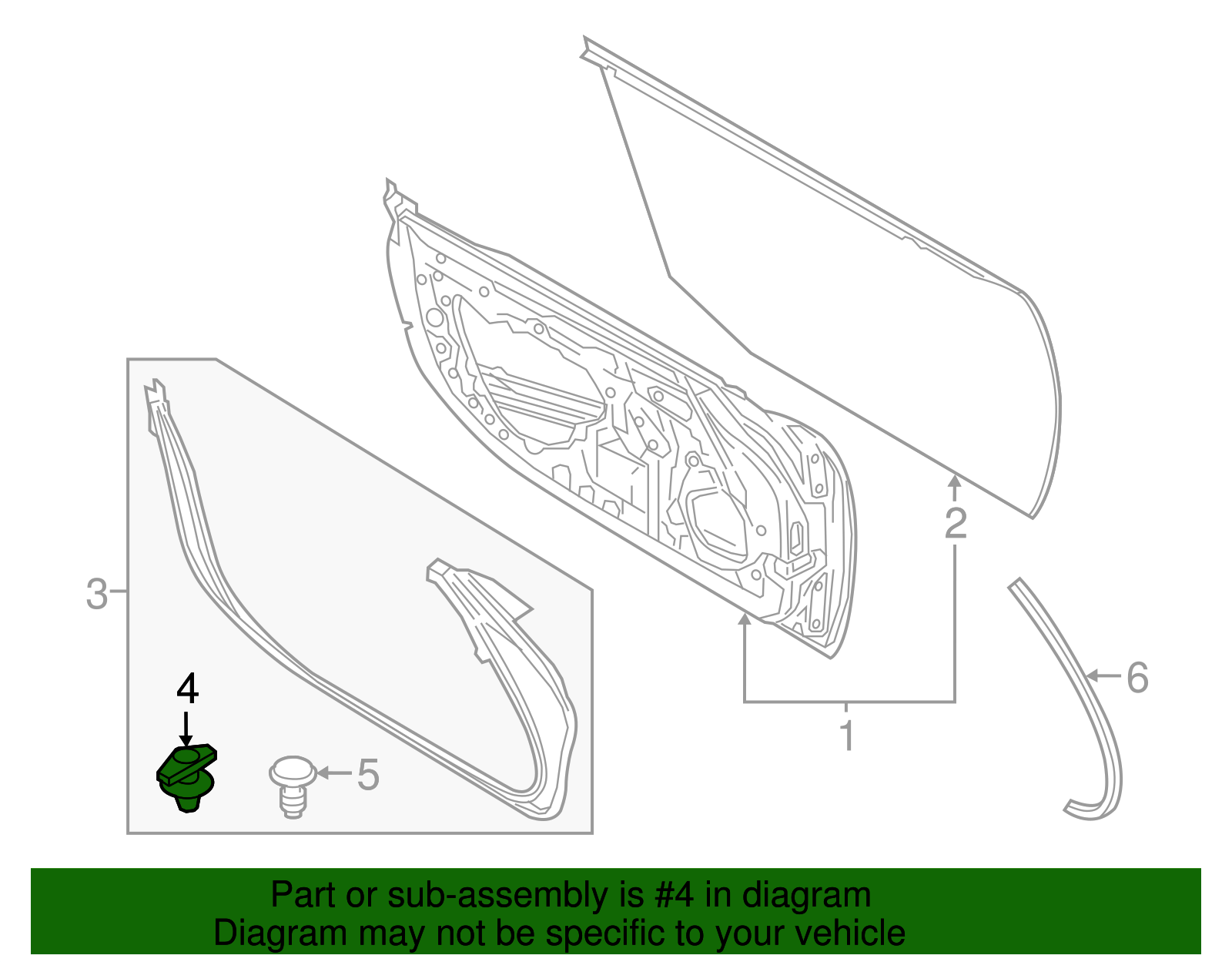BC1D-58-762 - Door Weather-Strip Fastener - 1995-2020 Mazda | Mazda ...