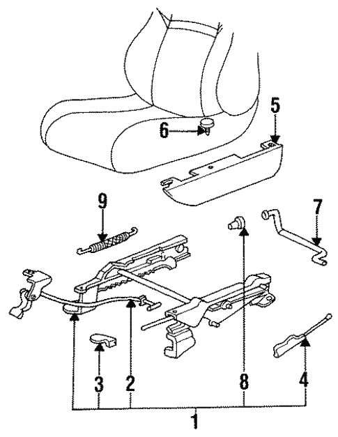 Tracks & Components for 2002 Pontiac Firebird | GM Parts Center