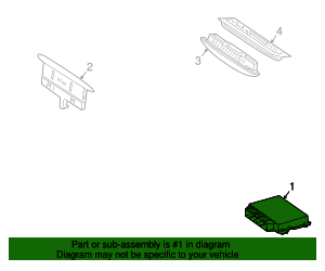 2006-2011 Mercedes-Benz Control Unit 219-545-07-32 | Mercedes-Benz Parts
