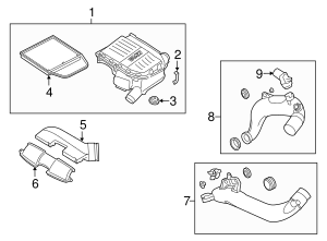 Genuine BMW 13-71-7-565-281 | Air Inlet Duct | FREE Shipping on Most ...