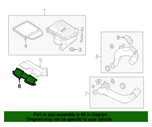 Genuine BMW 13-71-7-547-591 | Inlet Duct | FREE Shipping on Most Orders ...