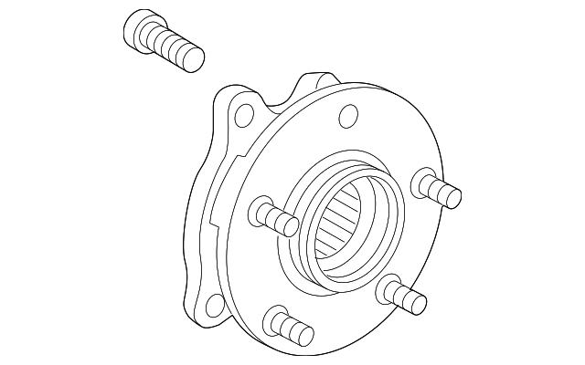43550-02090 - Hub Assembly 2020-2023 Toyota Corolla | Group 1 Auto Parts