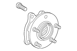 2020-2024 Toyota Corolla Hub Assembly 43550-02090 | Elmhurst Toyota Parts
