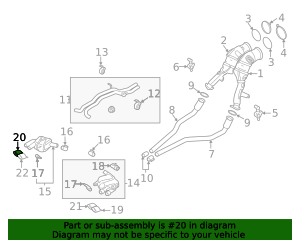 2015-2024 Porsche Macan Tail Pipe 95B-253-681-CR | Porsche Marin