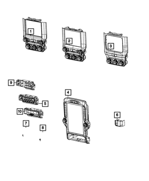 2019-2024 Ram Instrument Panel Switch 68309259AD | Mopar eStore