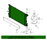 2015-2021 Porsche Macan Radiator 9A7-121-251-01 | Sunset Porsche Parts