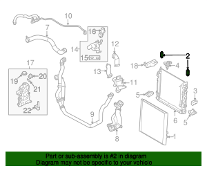 Genuine OEM Radiator Upper Insulator Part# PCU000220 Fits 2003-2012 ...