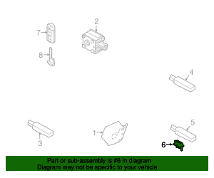 2014-2021 Mazda Antenna Clip KD45-67-6NYA | TascaParts.com