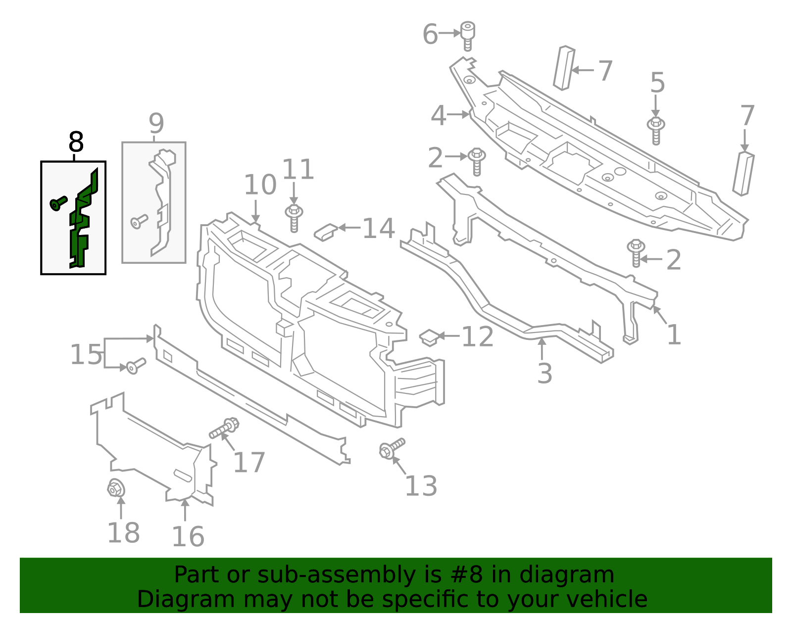 HC3Z-8310-A - 2017-2019 Ford - Air Deflector | My Ford Parts