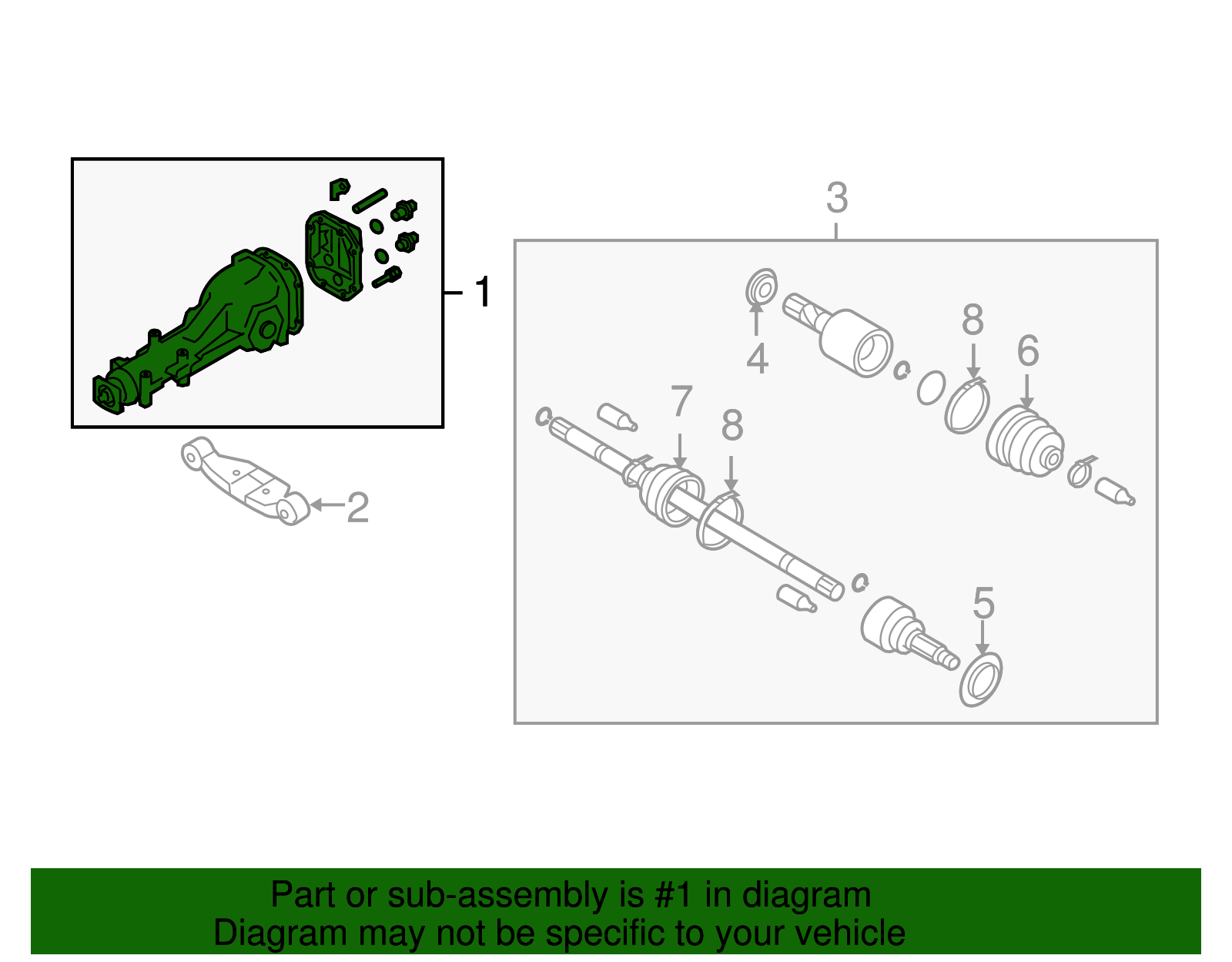 1996-2023 Subaru Differential Assembly 27011AA414 | Mark Miller Subaru ...