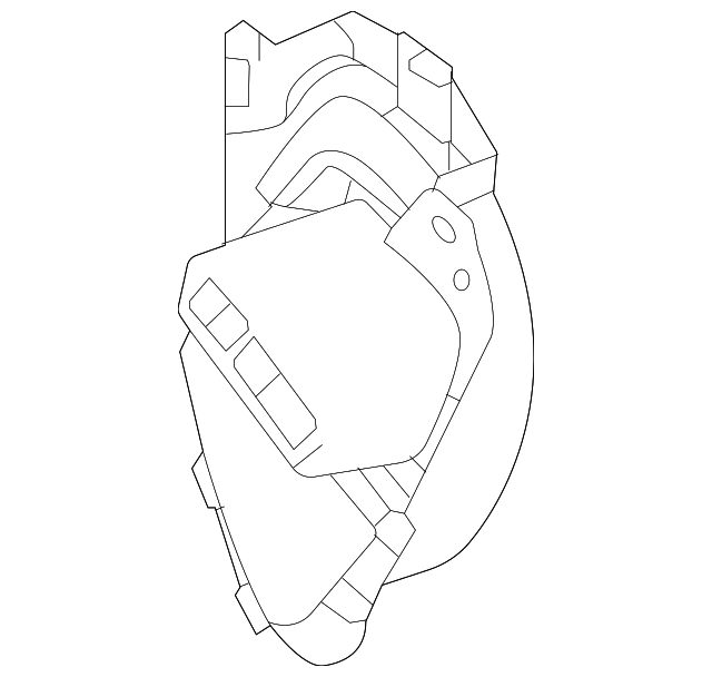 247-885-93-05 - Bezel Bracket 2020-2021 Mercedes-Benz GLB 250 ...