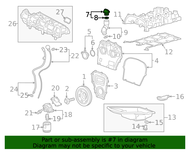 2016-2024 GM Engine Oil Filler Cap 55490786 GM | GMPartsDirect.com
