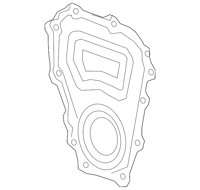 (Replaces 12716029) Lower Timing Cover 12731560 GM | GMPartsDirect.com