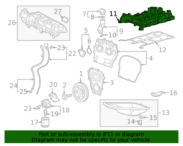 2019-2023 GM Camshaft Cover 12700662 | TascaParts.com