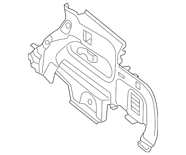 2014-2017 Infiniti QX60 Lower Quarter Trim 84950-3JS0B | Infiniti Parts HQ