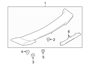 85099-4N210 - Spoiler Assembly Grommet 2009 Nissan GT-R | Nissan ...