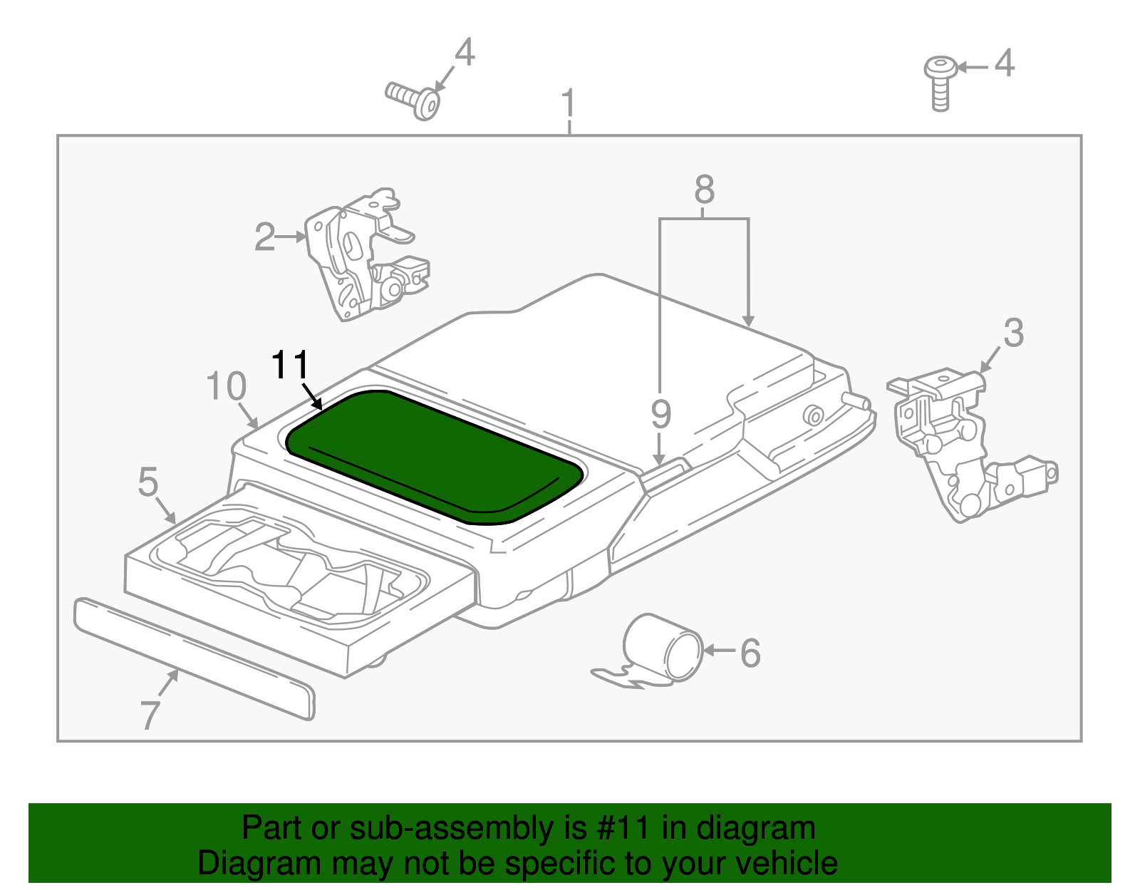 31498177 - Compartment Box - 2017-2021 Volvo | Volvo OEM Parts Direct