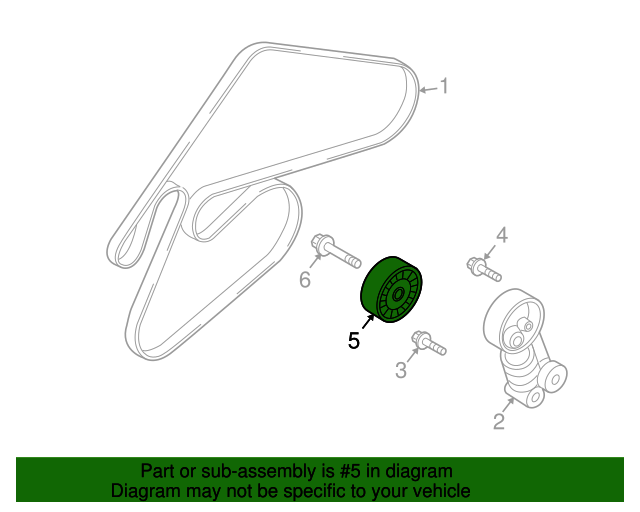 2006-2020 Hyundai Pulley Idler 25286-3C250 | OEM Parts Online